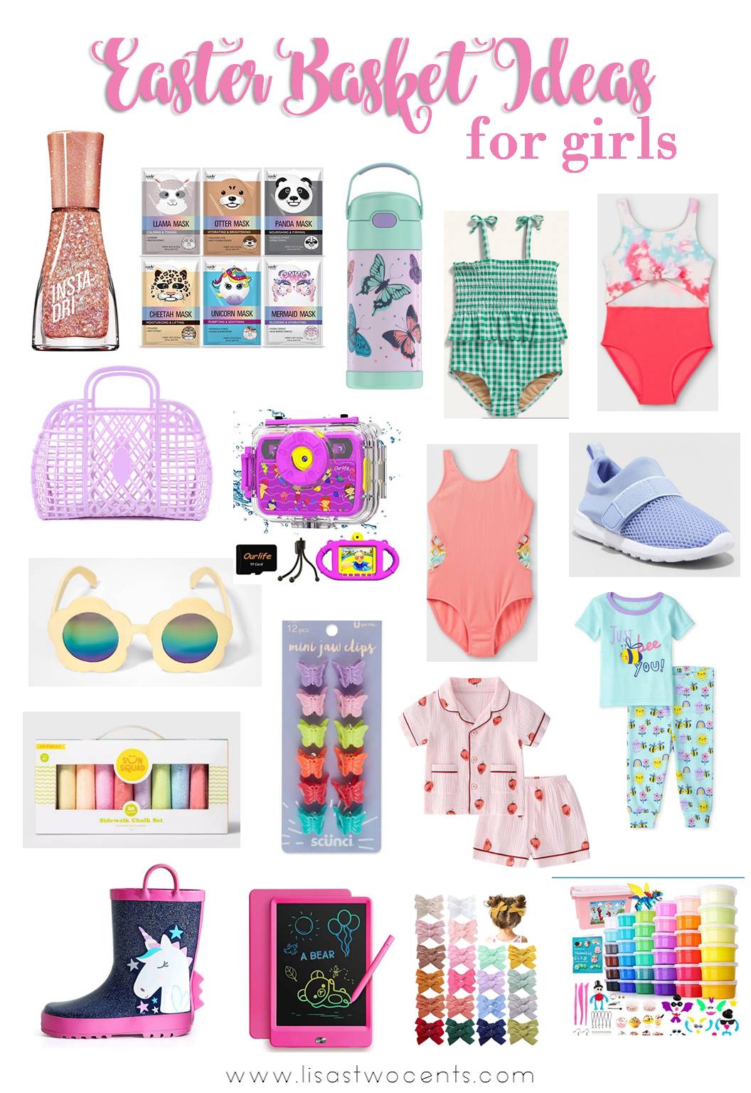Easter Basket Ideas for Girls - Lisa's Two Cents