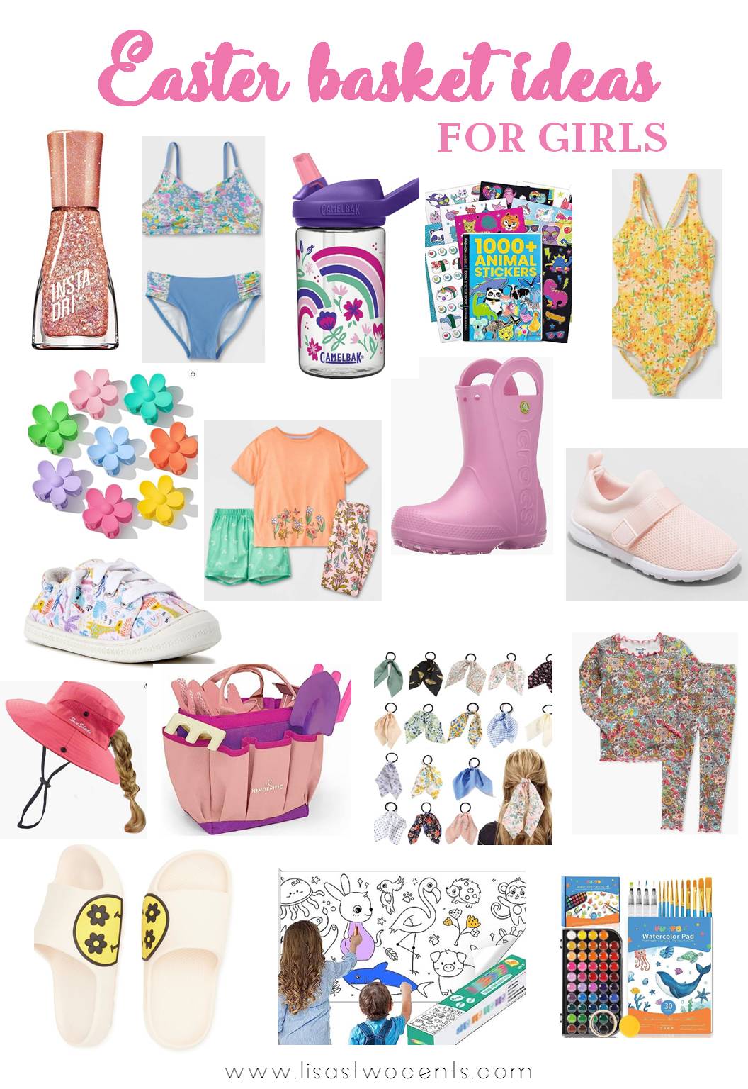 Easter Basket Ideas for Girls - Lisa's Two Cents